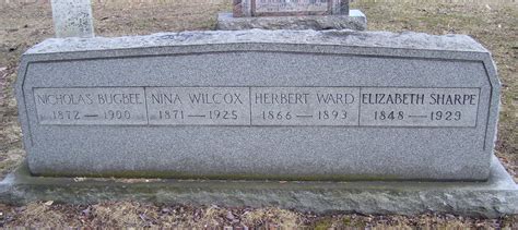 Nina Deetta Sharpe Ward Bugbee Masterson Wilcox 1871 1925 Find A Grave Memorial