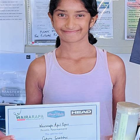 Sahana Achieves More Tennis Accolades These Holidays — The Rāroan 5 May