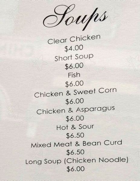 Menu At Golden Orchids Malaysian Restaurant Melbourne