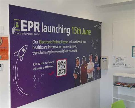 Nhs Electronic Patient Record Epr System Graphic Signs