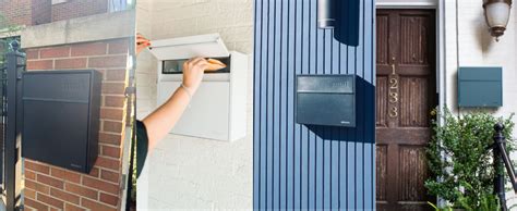 Wall Mount Mailbox Small Anti Theft Locking Mailbox Weatherproof