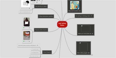 Lab Safety Rules Mindmeister Mind Map