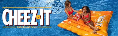 Giant Cheez It Pool Float Extra Large Inflatable Snack Shaped Floatie For Pool