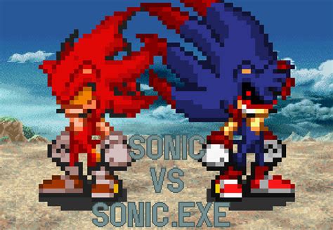 Sonic Vs Sonic Exe Poster By Justinpritt16 On Deviantart