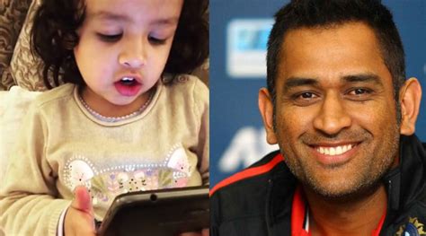 Watch Ms Dhonis Daughter Ziva Sings Malayalam Number