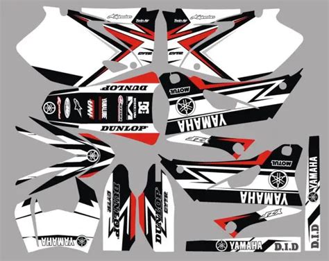 Kit déco Yamaha YZ YZF White Kitdeco moto fr