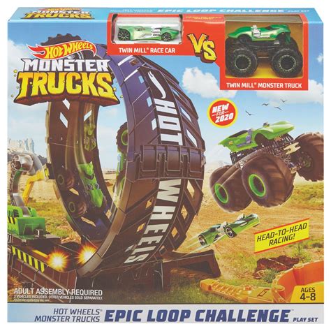 Hot Wheels Monster Trucks Epic Loop Challenge Playset Toys Caseys Toys