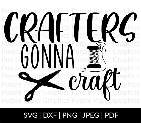Crafters Svg Craft Svg Crafting Svg Craft Room Svg Funny Etsy