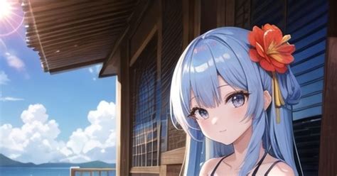 Ai 香風智乃のイメージ 沖縄にて 日向あすかのイラスト Pixiv