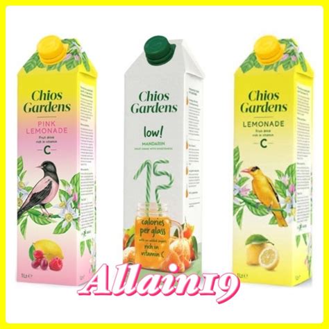 Chios Gardens Pink Lemonade Mandarin Lemonade Fruit Drink 1 Liter