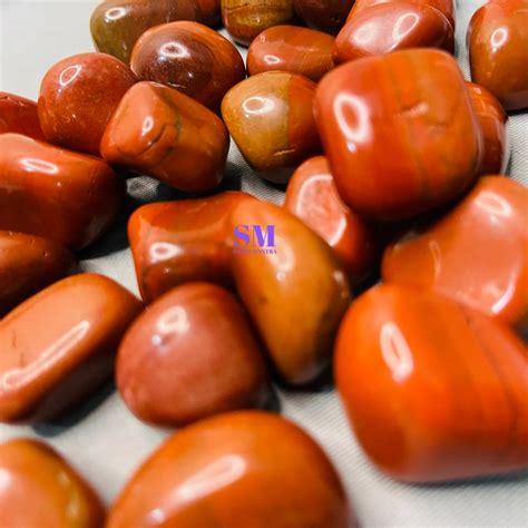 Wholesale Red Jasper Tumbled Stones Grounding And Nurturing Energy 20