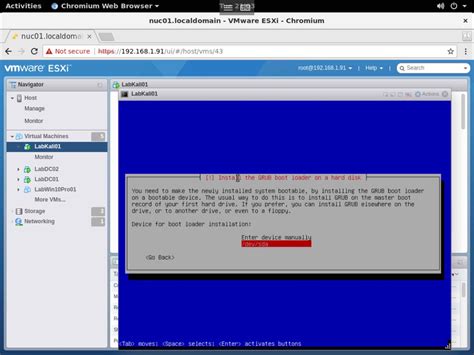 Install A Kali Linux VM In A VMware ESXi Environment Scott Bollinger Com