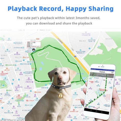 GPS нашийник за кучета в звънец - мини gps локатор за кучета / котки ...