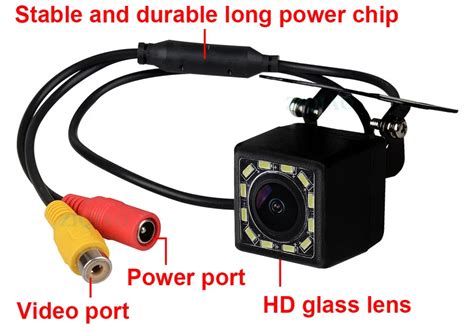 Caméra de recul caméra de recul pour voiture étanche universelle HD