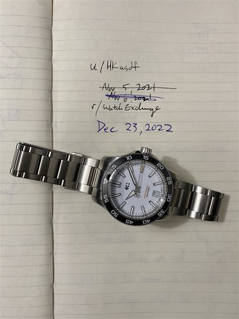 WTS Christopher Ward C60 300 38mm White Repost R Watchexchange