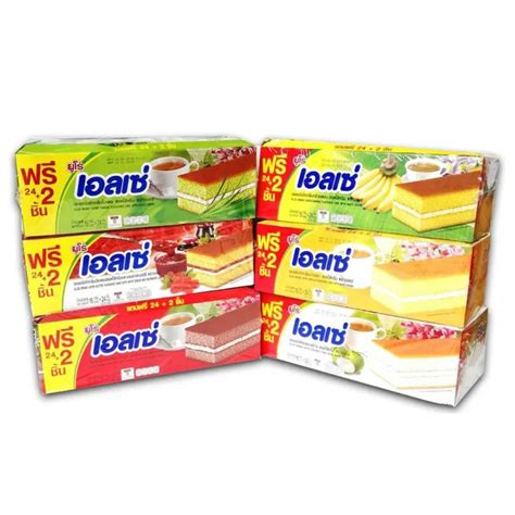 Ellse เอลเซ่ เลเยอร์เค้ก 15 กรัม 24 ชิ้น | Lazada.co.th