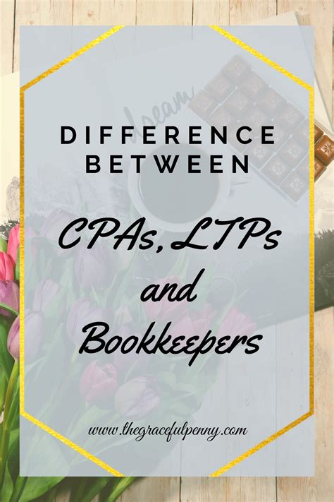 Difference Between Cpas Ltps And Bookkeepers — The Graceful Penny