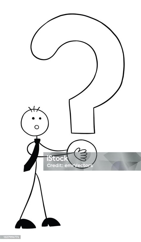큰 물음표 벡터 만화 일러스트를 들고 스틱맨 사업가 캐릭터 가공의 인물에 대한 스톡 벡터 아트 및 기타 이미지 가공의 인물 개념 검색 Istock
