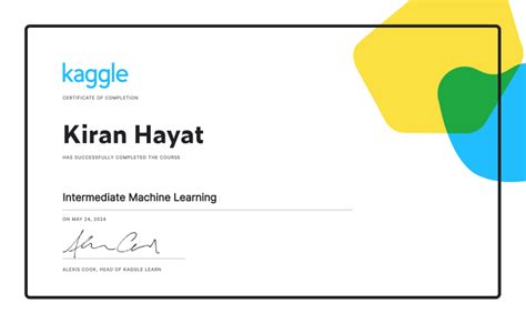 Kiran Hayat On Linkedin Kiran Hayat Completed The Intermediate Machine