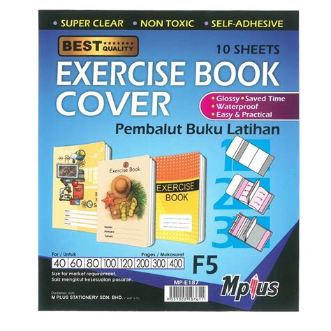 Unicorn Astar Clear Exercise Book Cover Text Book Cover Activity Book Pembalut Buku 10s