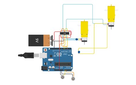 Circuit Design Line Tinkercad