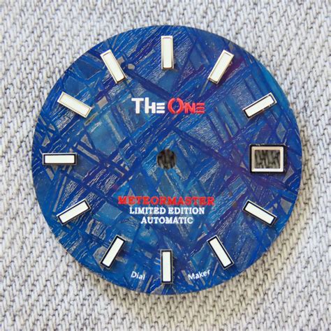 Seiko Mod Parts Seiko Mod Dial Dial Maker Grey Natural Meteorite