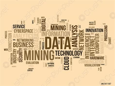 word cloud background concept for data mining internet technology