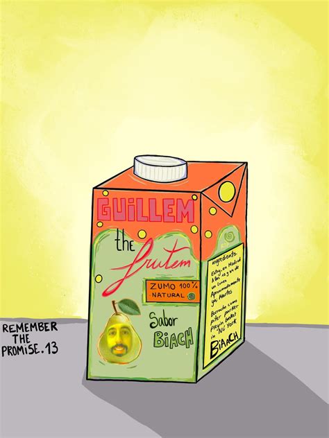 Diseñito De El Zumo Natural “guillem The Frutem” Lo Hice Con Mucho Cariño