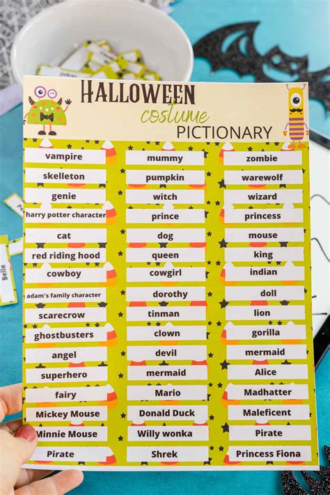 Pictionary Words