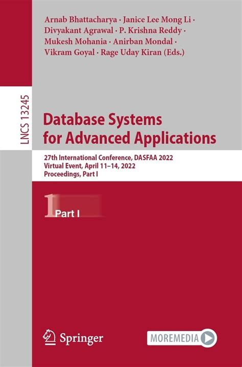 Database Systems For Advanced Applications Ebook 9783031001239 Boeken