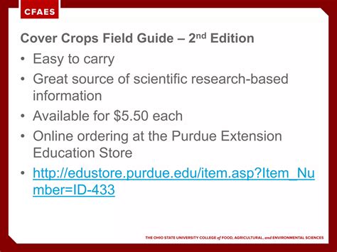 Sarah Noggle Cover Crop Decision Tool Selector Ppt