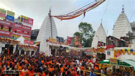 Jharkhand Nearly 16 Lakh Devotees Visit Deoghar Shrine In Two Weeks