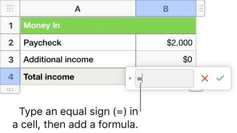 Add Formulas To Cells In Numbers For Icloud Apple Support