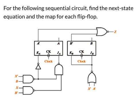 Solved For The Following Sequential Circuit Find The Next State