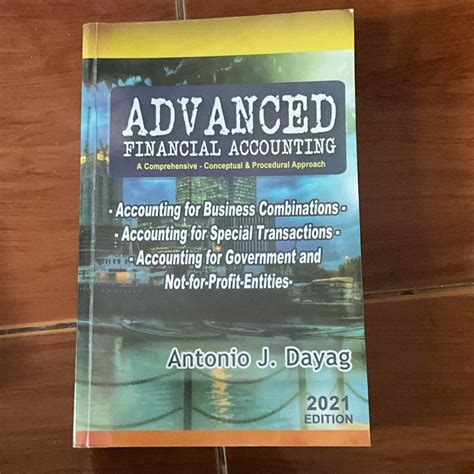 Advanced Financial Accounting 2021 Antonio Dayag Orig Hobbies And Toys