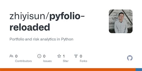 Github Zhiyisunpyfolio Reloaded Portfolio And Risk Analytics In Python