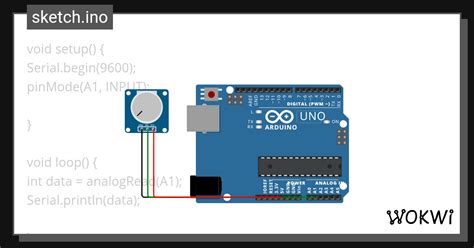Potensio Wokwi Esp32 Stm32 Arduino Simulator