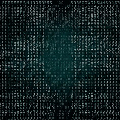 Premium Ai Image Matrix Style Binary Code Digital Background