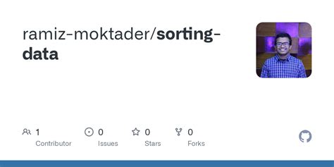 Github Ramiz Moktader Sorting Data