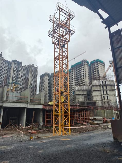 Tower Crane Erection At Indiabulls Park Panvel Successfully Completed