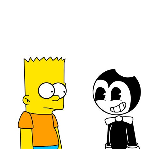 Bart Simpson Meets Bendy By Ultra Shounen Kai Z On Deviantart