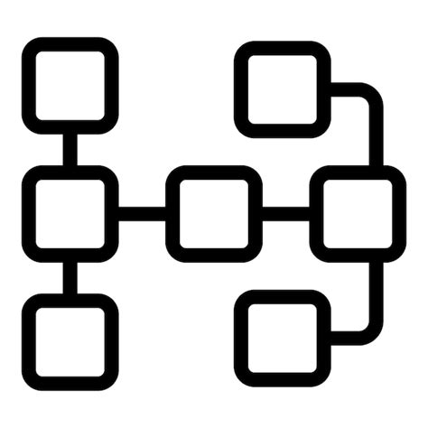 Premium Vector This Simple Icon Shows Interconnected Squares