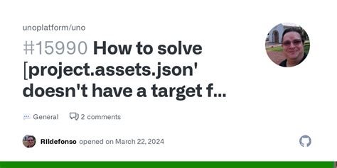 How To Solve Project Assets Json Doesn T Have A Target For Net8 0