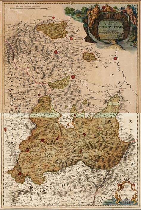 Bonhams Ten Framed Maps Of Bohemia And Moravia