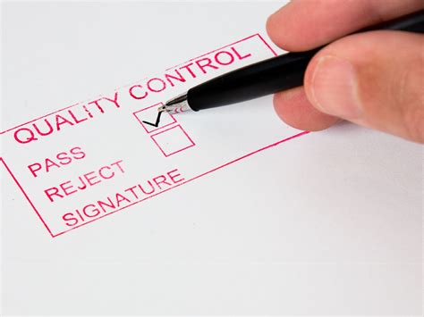 Role Of Quality Control In Manufacturing