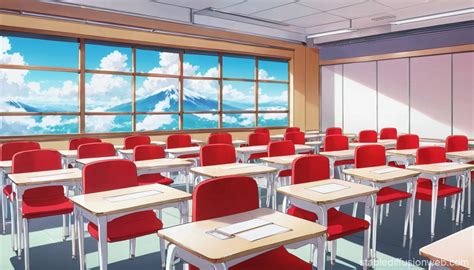 Japanese Classroom Setting Stable Diffusion Online