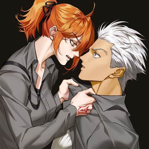 Fujimaru Ritsuka And Archer Fate And 1 More Drawn By Shinkaifuyuki