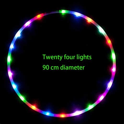 Led Fitness Hoop Fully Rechargeable And Collapsabl Grandado