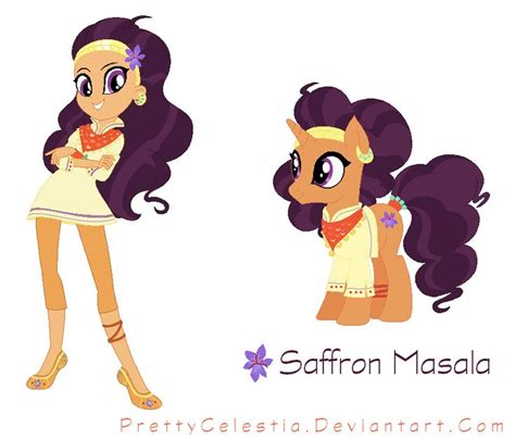 Saffron Masala In EG Form By PrettyCelestia Deviantart On