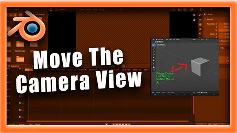 blender tutorial how to move the camera view in blender youtube